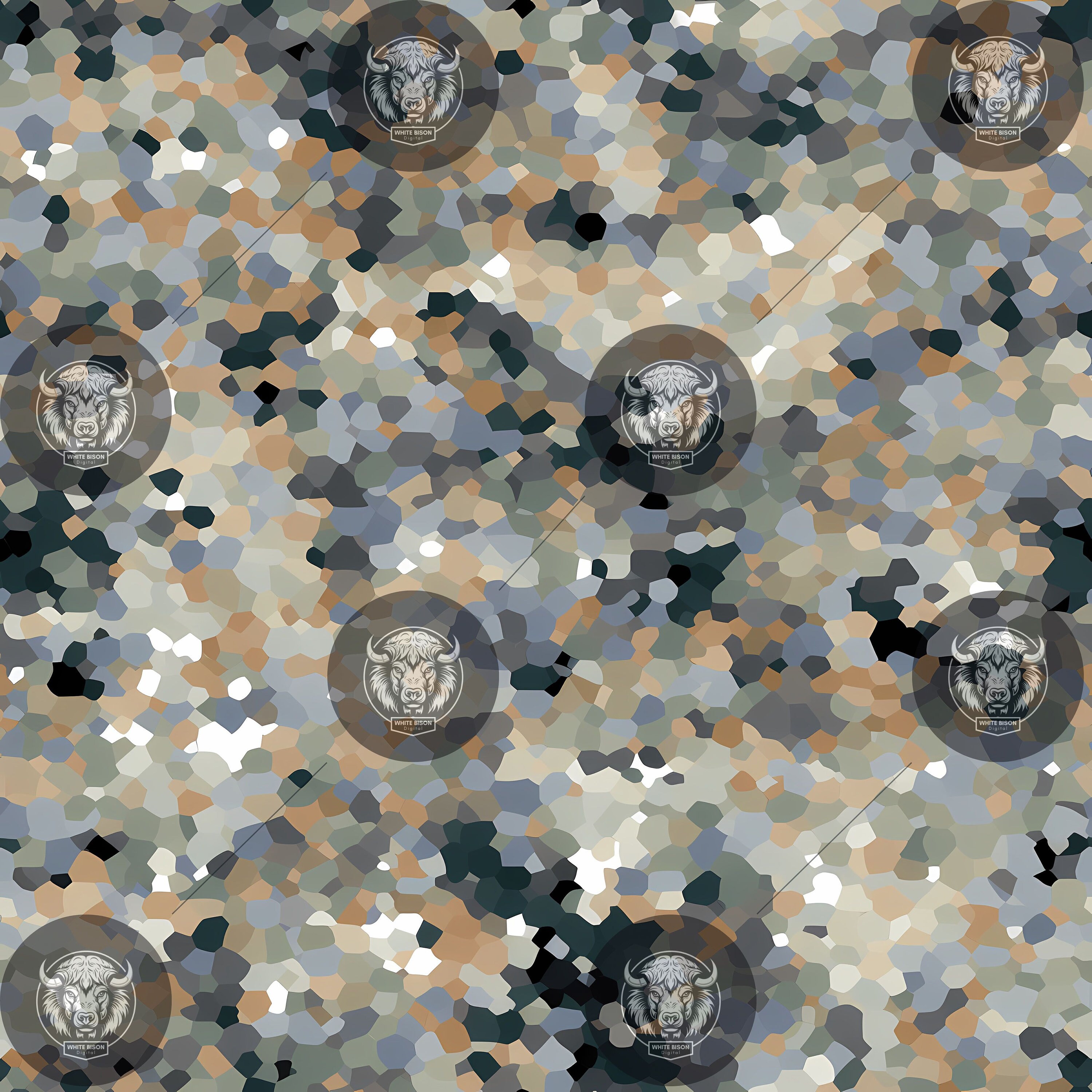 Seamless Digi Camouflage Patterns Digital Download, 14 Unique JPG ...