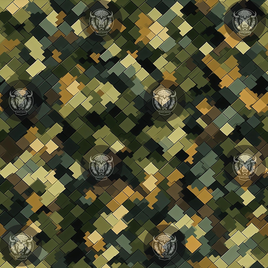 Camo Digital Pattern - Seamless Camouflage Designs (instant Download ...