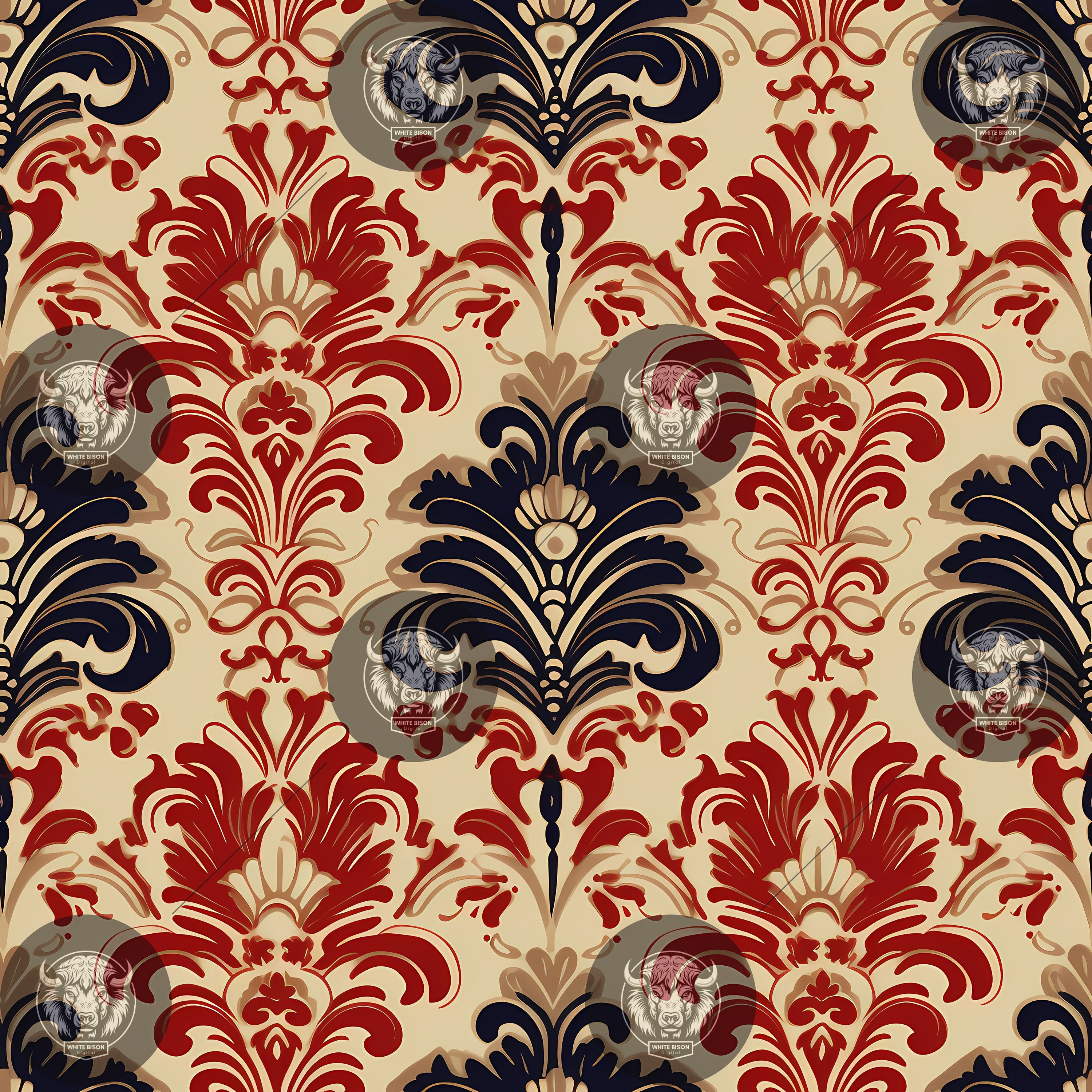 Victorian-inspired Seamless Pattern Bundle, DIY Products, 14 Antique ...