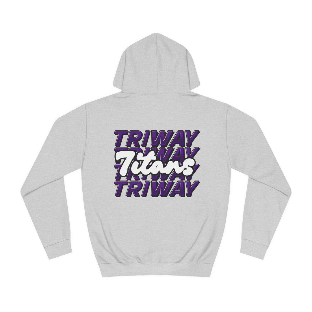 TRIWAY TITANS School Spirit Wear Front & Back Graphics / Unisex College ...