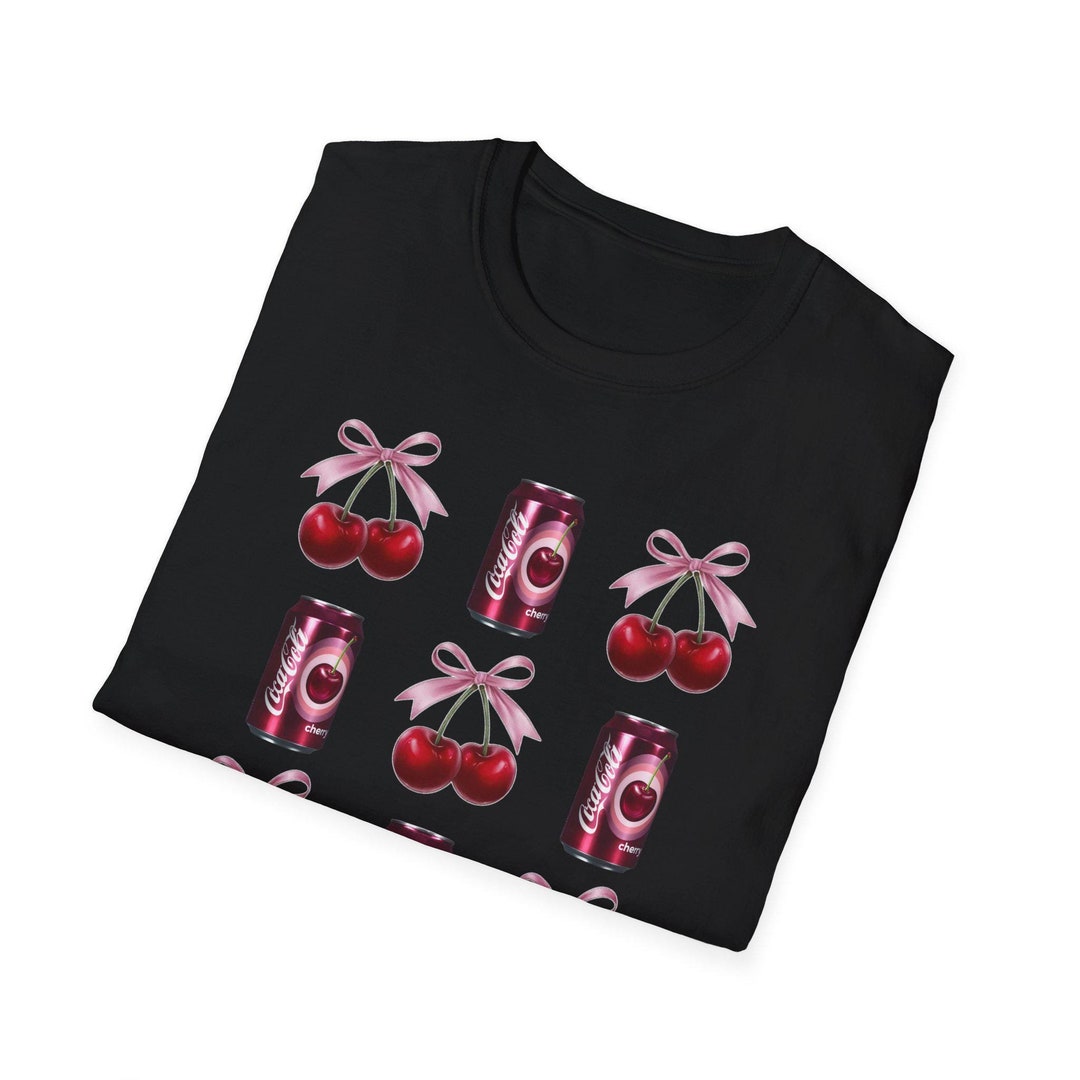 Cherry Coke Pop Can Coquette Graphic Trendy T-shirt for Women - Etsy