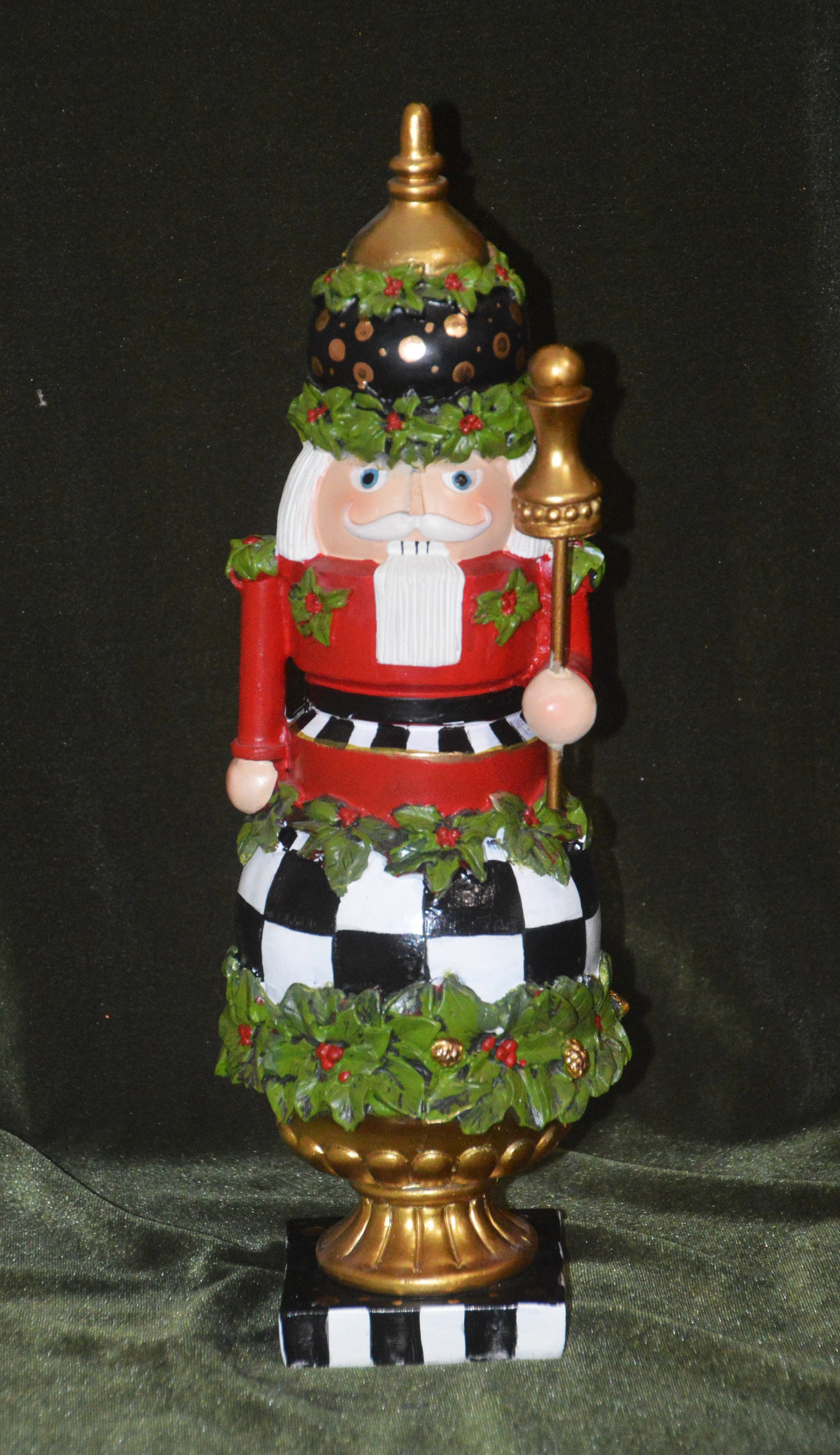 Hand Painted Whimsical Christmas Nutcrackers 14 & 16 Tall. Christmas Decoration. Christmas Gift ...