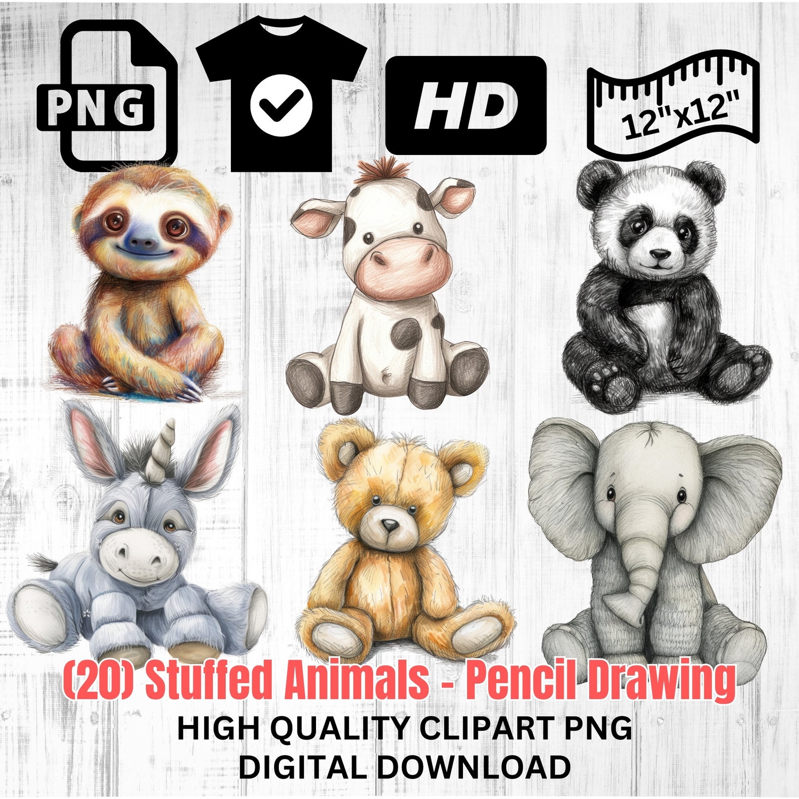 Stuffed Animals Clipart Teddy Bear Clipart Pencil Drawing Stuffed ...