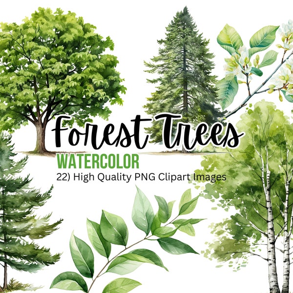 Tree Clipart - Etsy