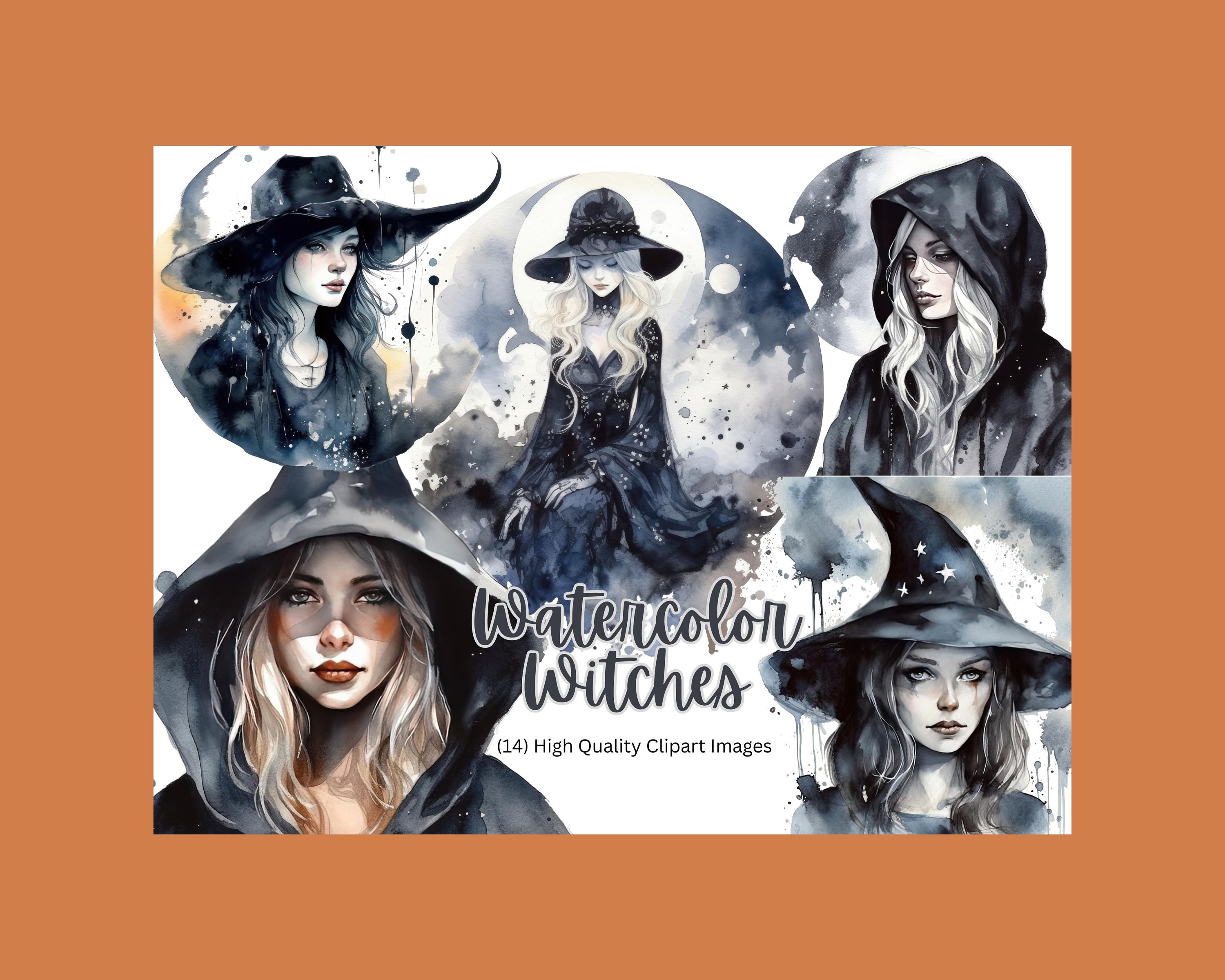 Halloween Clipart Bundle Large Halloween Clipart Pumpkin PNG Witch ...