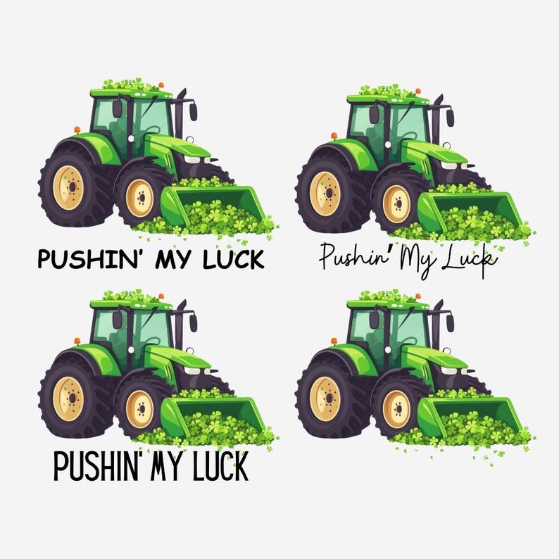 Pushin My Luck Sublimation Pushing My Luck PNG St. Patrick's Day Boys ...