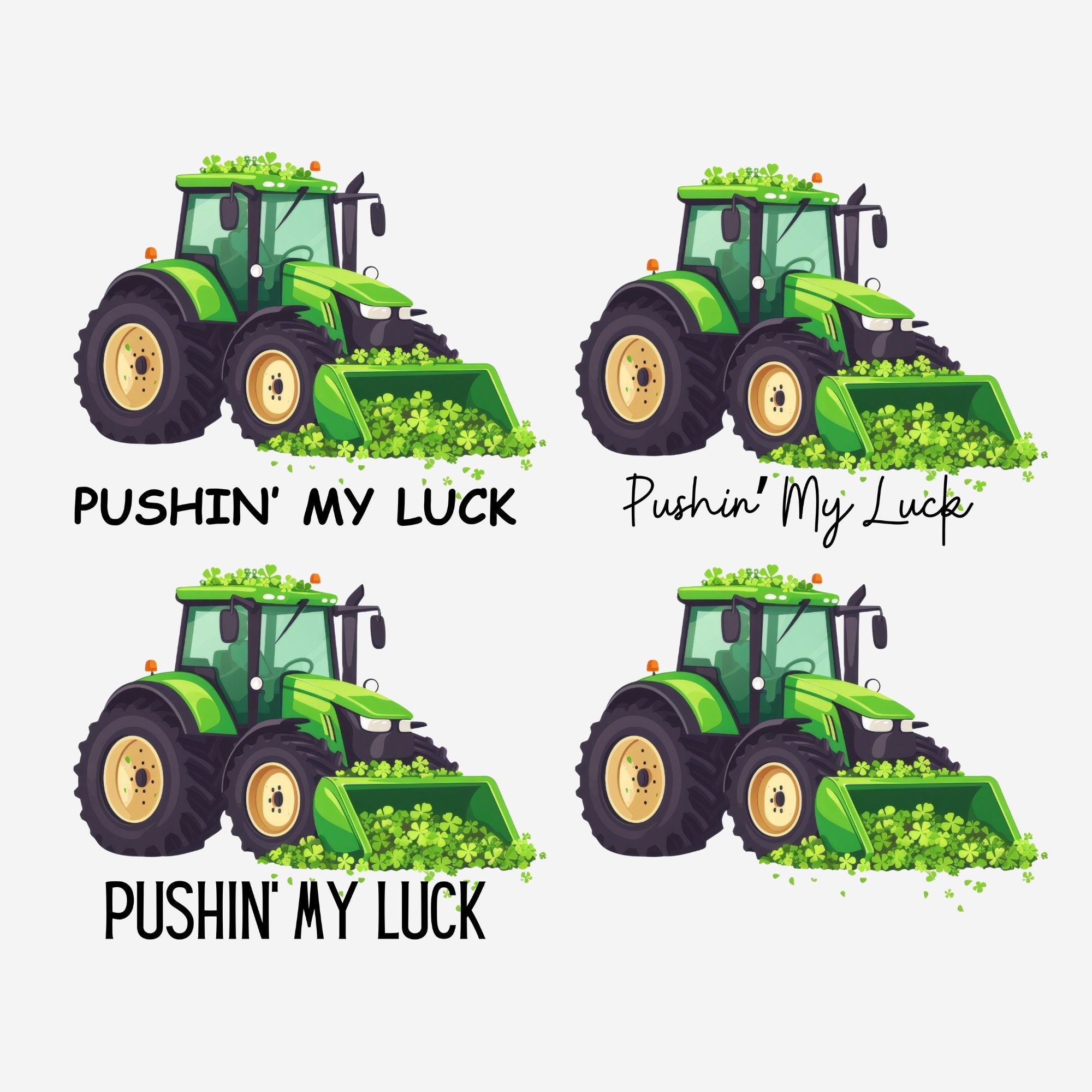 Pushin My Luck Sublimation | Pushing My Luck PNG | St. Patrick's Day ...