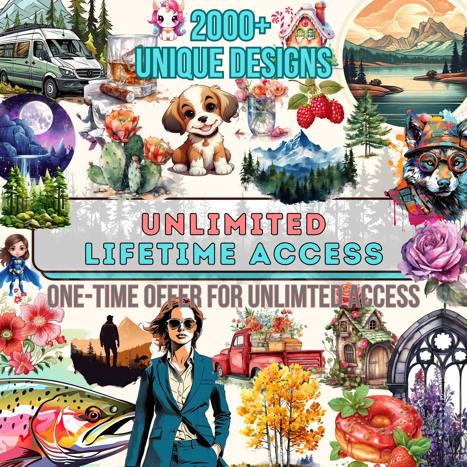 Whole Shop Unlimited Huge Clipart Bundle | Clipart Bundle | Digital ...