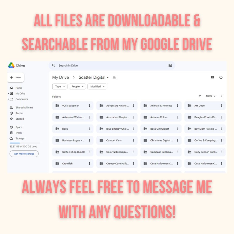 Whole Shop Unlimited Huge Clipart Bundle Clipart Bundle Digital Paper ...