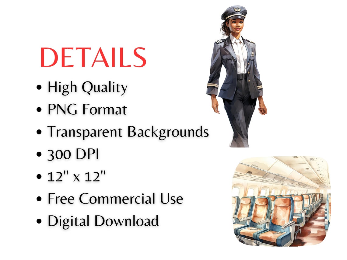 Watercolor Commercial Aircraft Clipart | Clipart Commercial Aircraft ...