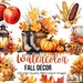 Fall Clipart Bundle Autumn Clipart Bundle Thanksgiving - Etsy