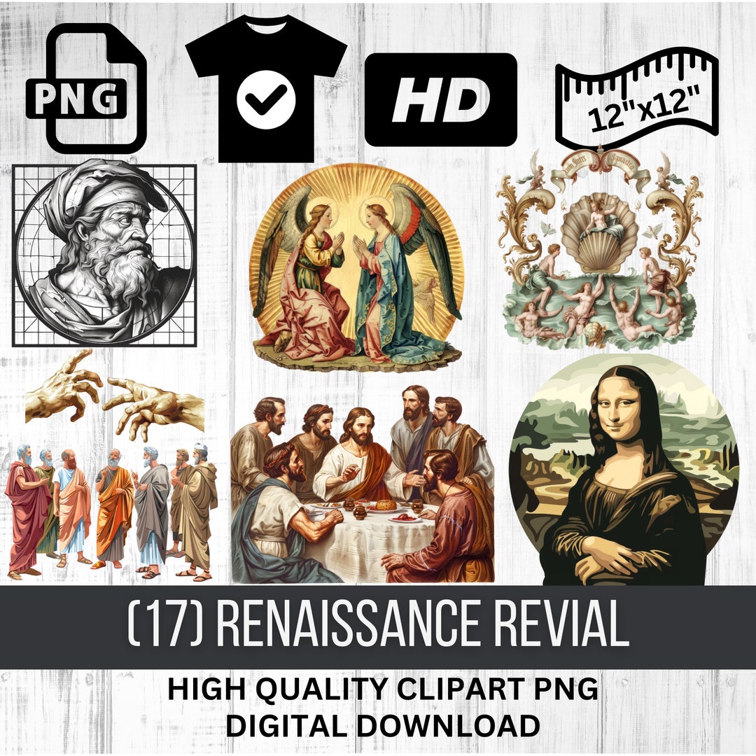 Renaissance Art Clipart Collection | Religious Clipart | Ethereal ...