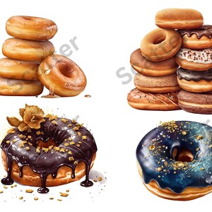 Donut Clipart Delicious Donut Breakfast Food Clipart Dessert Clipart ...
