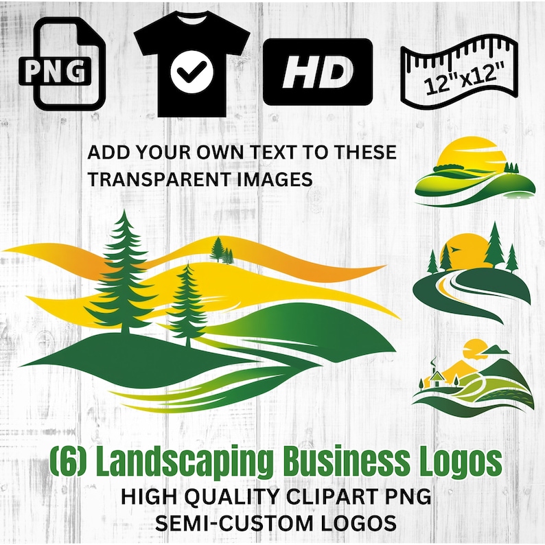 Business Logos | Vector Style Logos | Landscaping Service Logo | Lawn ...