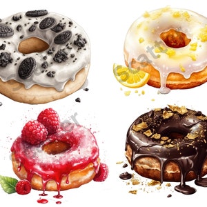 Donut Clipart Delicious Donut Breakfast Food Clipart Dessert Clipart ...