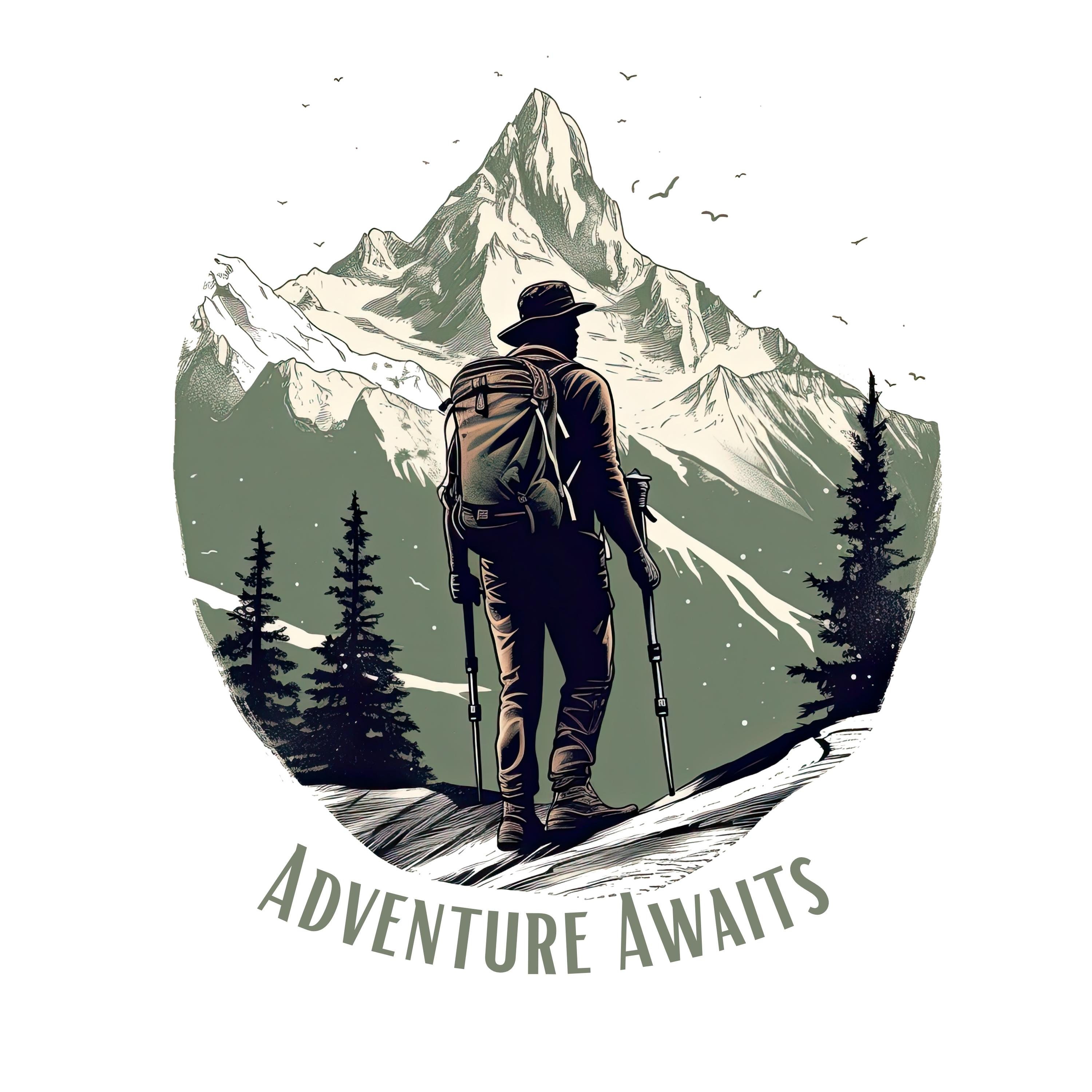 Hiking Shirt Design Hiking Sublimation Adventure Shirt - Etsy