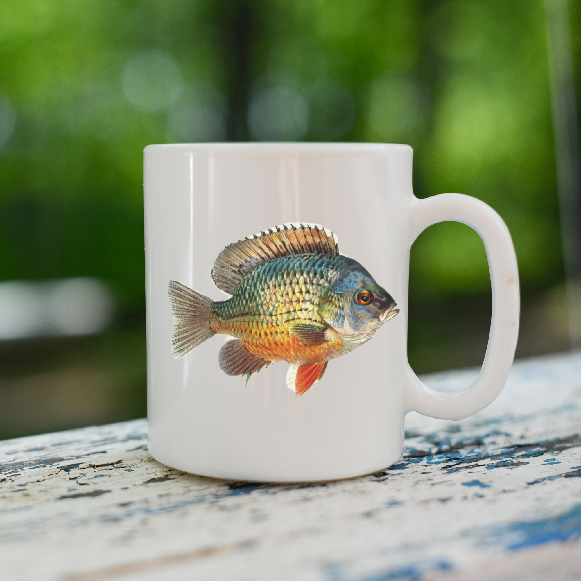 Bluegill Sunfish Clipart - Watercolor Fish Digital Download, Father's ...
