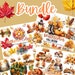 Fall Clipart Bundle Autumn Clipart Bundle Thanksgiving - Etsy