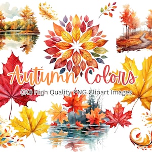 Fall Clipart Bundle | Autumn Clipart Bundle | Thanksgiving Clipart ...