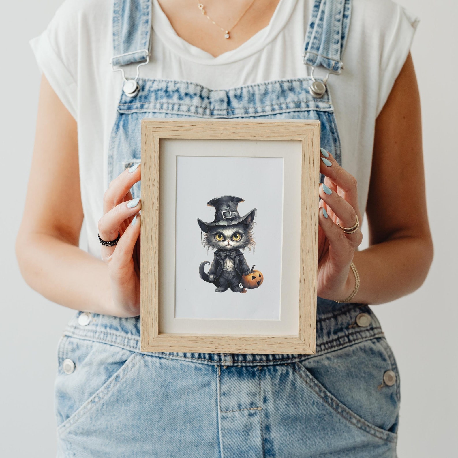 Watercolor Cute Halloween Cat Clipart | Halloween Clipart | Halloween ...