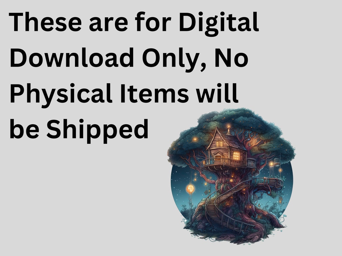 Fairy House Clipart Garden Gnome Home Magic Cottage Instant Download ...