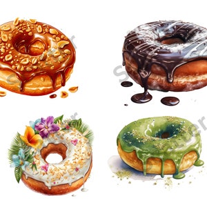 Donut Clipart Delicious Donut Breakfast Food Clipart Dessert Clipart ...
