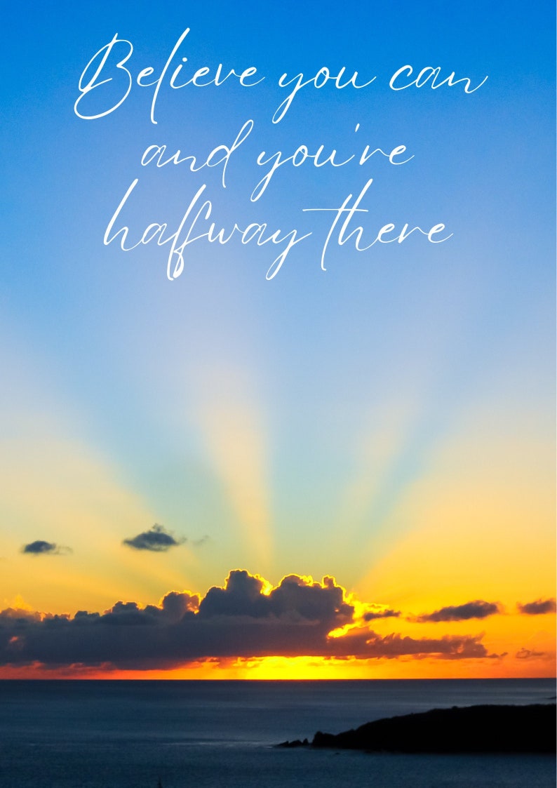 Positivity Quotes Posters - Etsy