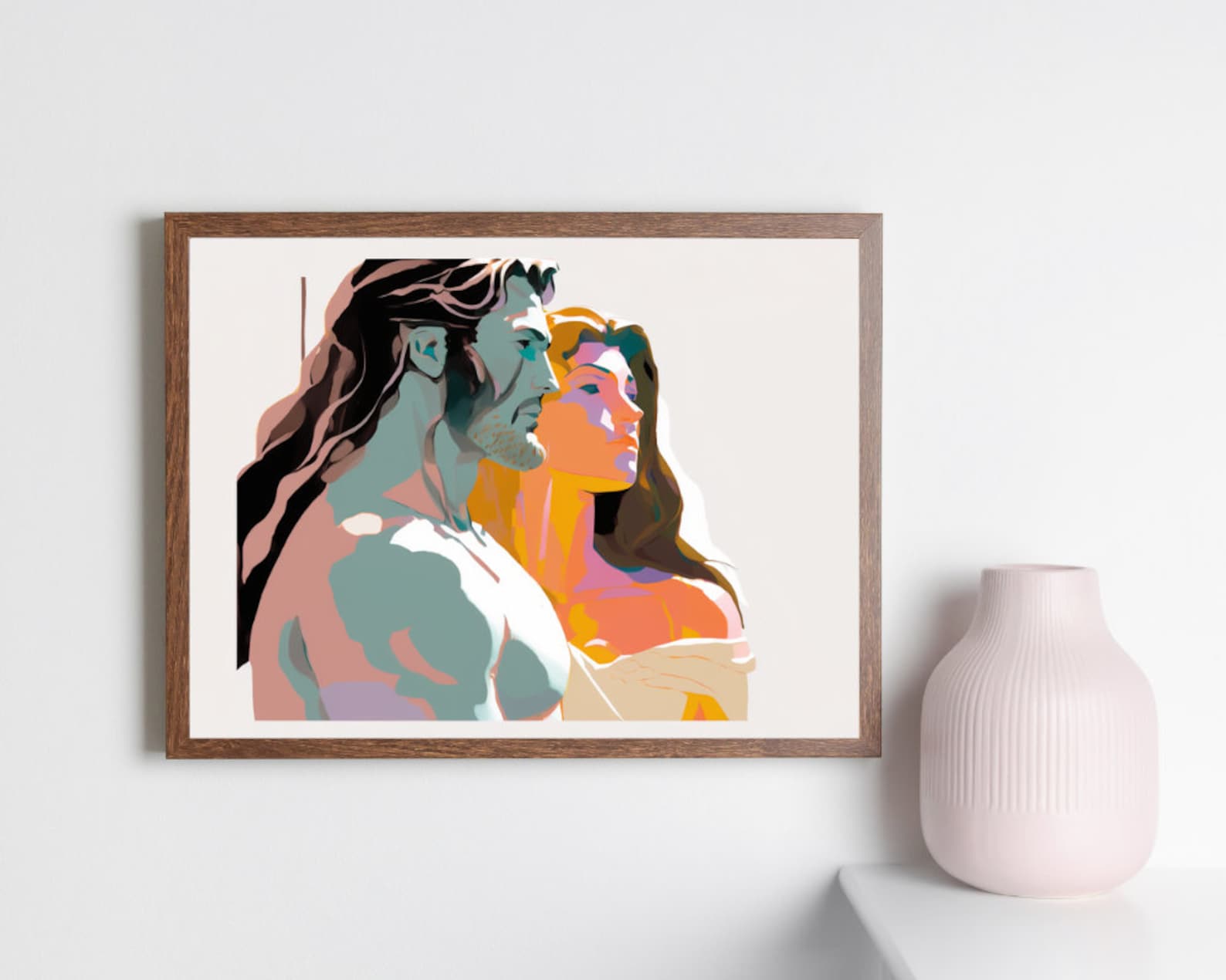 Samson and Delilah, Bible Art Prints, Christian Wall Art, Religious ...