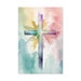 Watercolor Cross Splatter Canvas Wall Art | Christian Decor | Faith ...