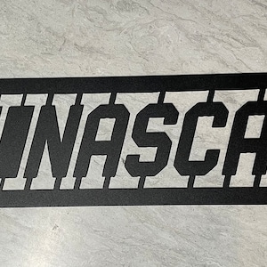 NASCAR Metal Wall Art Sign - Etsy