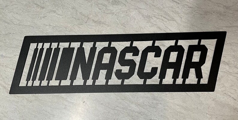 NASCAR Metal Wall Art Sign - Etsy