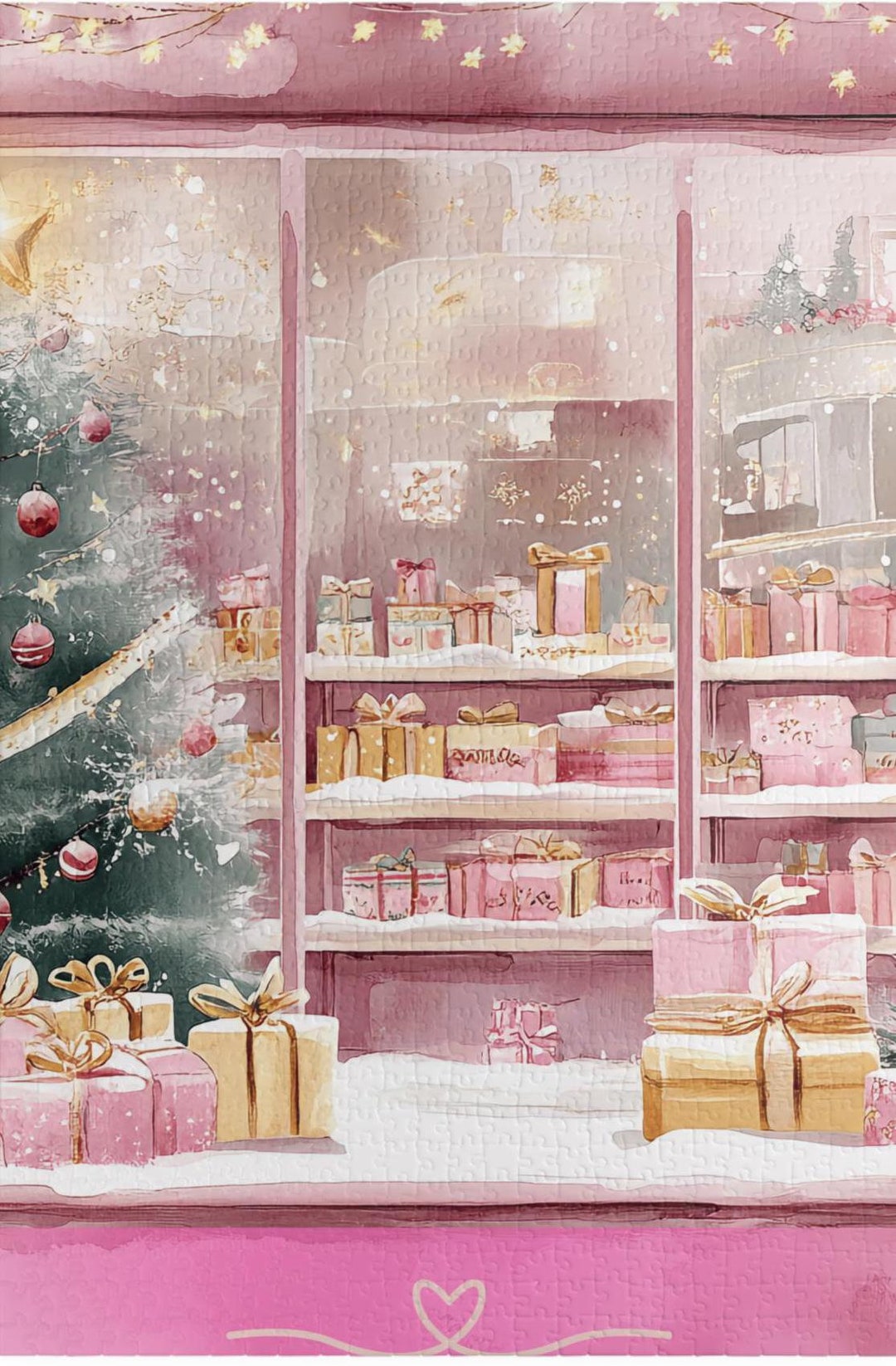 Puzzles for Adults Pink Holiday Gift Picture Puzzle for Gift for Her ...