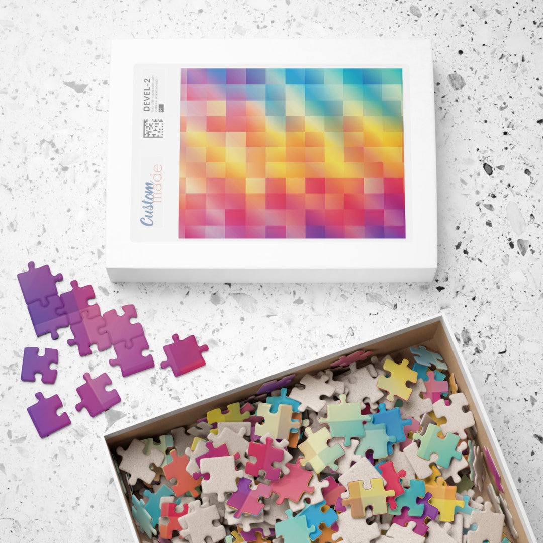 Checkered Pattern Puzzle 1000 Piece Difficult Puzzle for Expert 500 ...