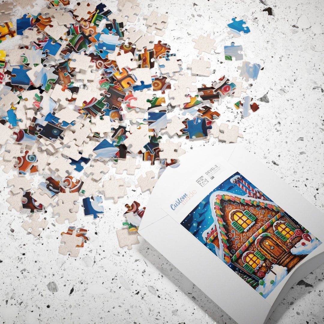 1000 Piece Candy and Gingerbread House Puzzle for Kids and Adults Sweet ...