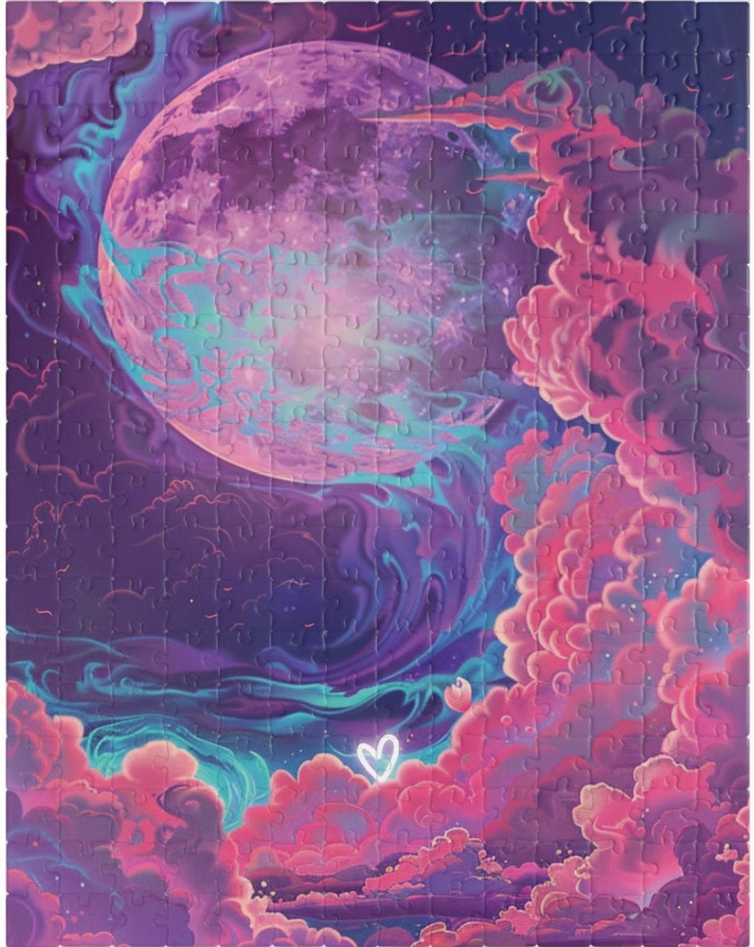 Trippy Moon 1000 Piece Surreal Art Challenge for Puzzle Masters ...