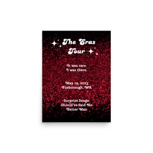 Custom Eras Tour Poster // Reputation Theme // 11x14, 12x16 - Etsy