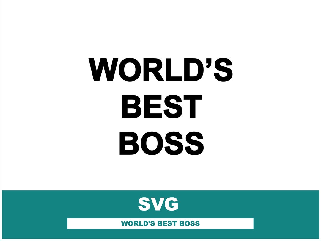 El mejor jefe del mundo SVG para Cricut / svg / png / jpg / eps - Etsy ...