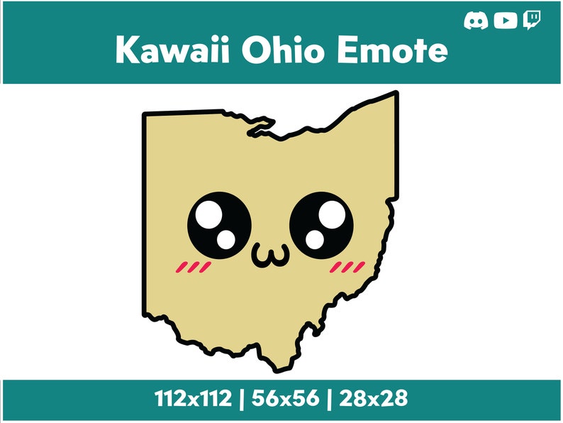 Kawaii Ohio Emote for Twitch/discord - Etsy
