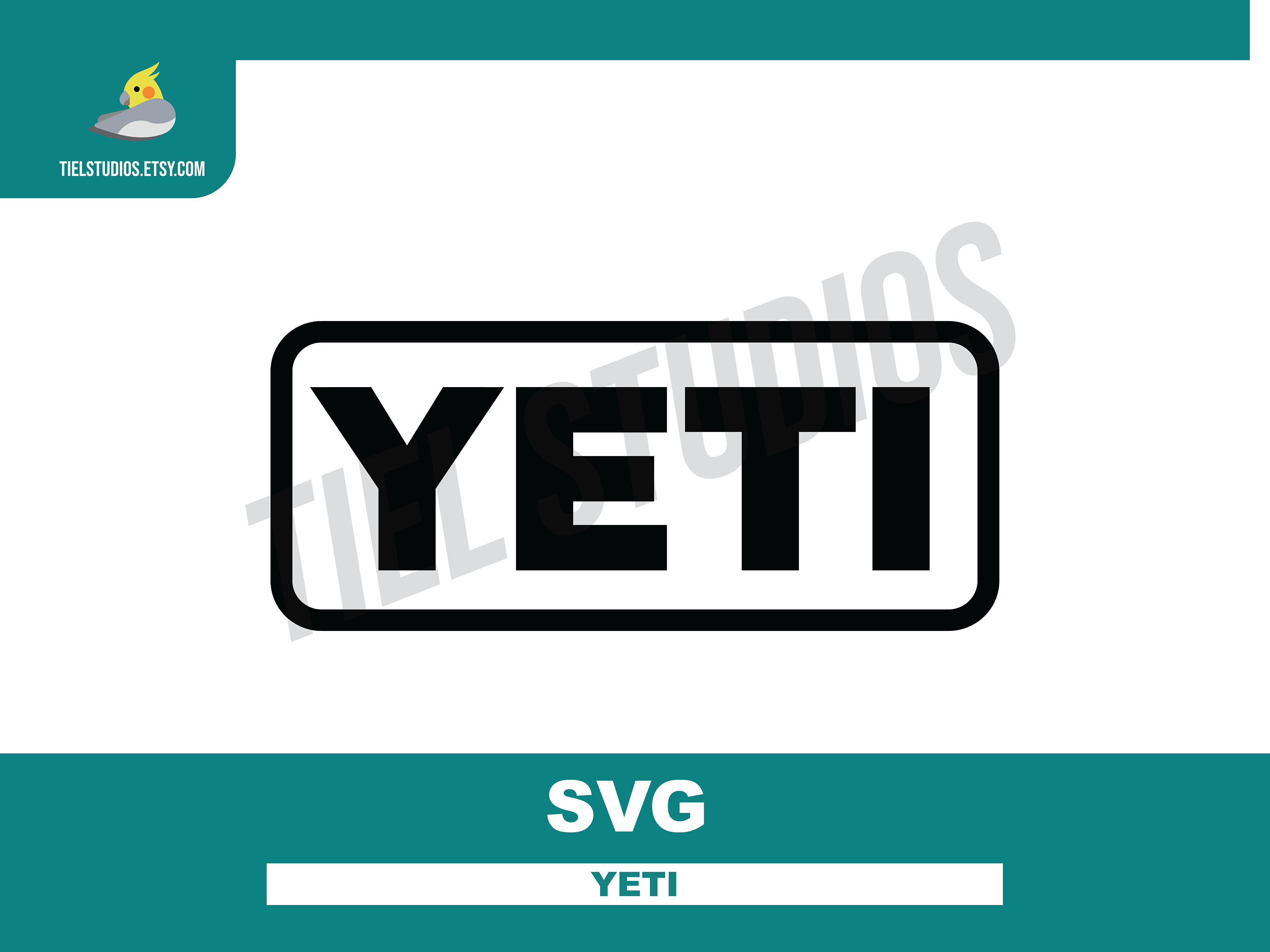 YETI Logo Layered SVG for Cricut Svg Png Jpg Eps - Etsy