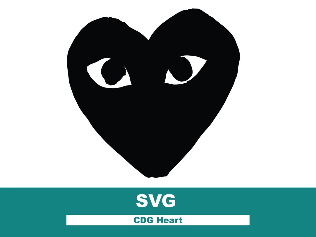 CDG Heart SVG for Cricut Svg Png Jpg Eps - Etsy UK