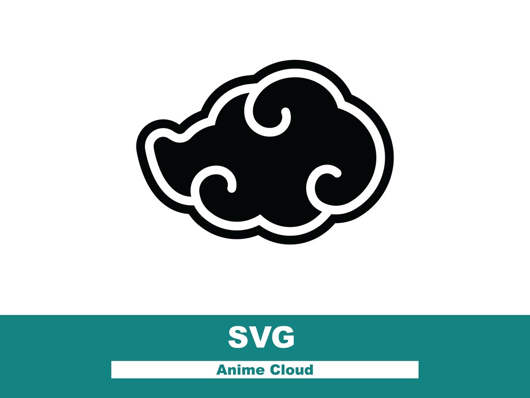 Anime Cloud SVG for Cricut Svg Png Jpg Eps - Etsy Australia