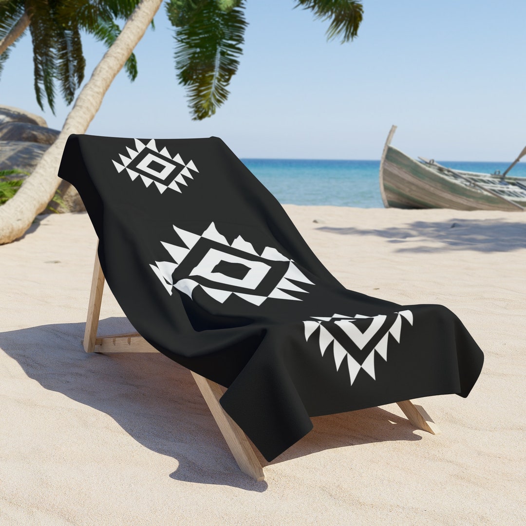 Aztec Beach Towel - Etsy
