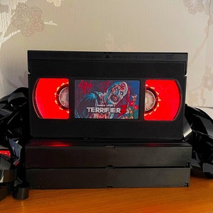 Terrifier 3, Art the Clown, Retro VHS Lamp, Horror Movie, Bedside Lamp ...