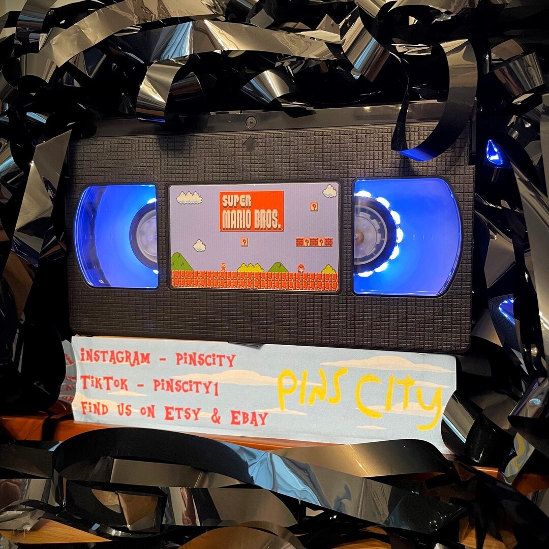 Super Mario NES Retro VHS Night Light Nintendo Playstation - Etsy