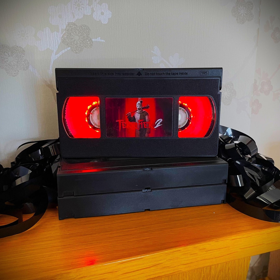 Terrifier, Art the Clown, Retro VHS Lamp, Horror Movie, Bedside Lamp ...