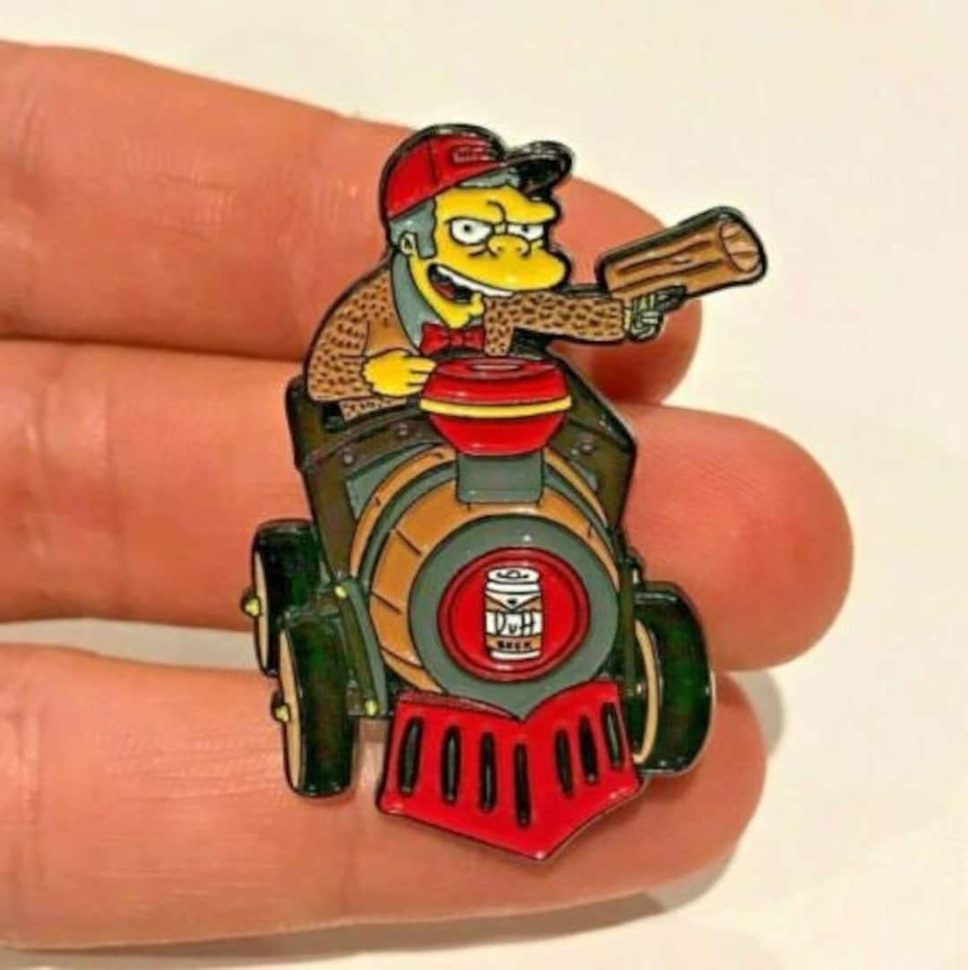 The Simpsons Super Mario Diddy Kong Moe Springfield Mashup Pin Badge ...