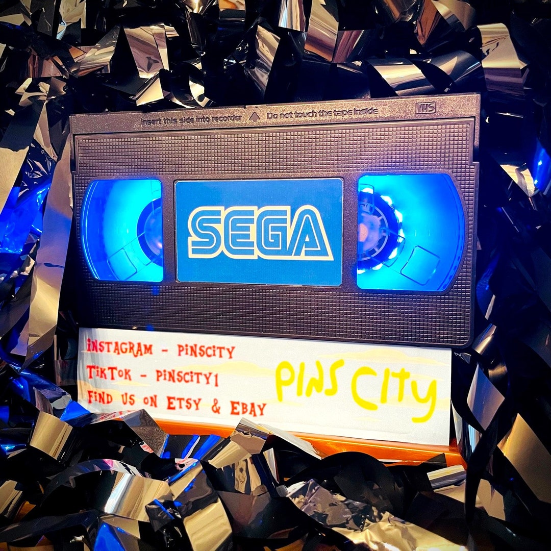 Sega Sonic Retro VHS Night Light, Nintendo, Playstation, Film, Man Cave ...
