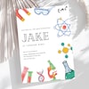 Mad Science Birthday Invitation, Science Invitation, Experiment Invite ...