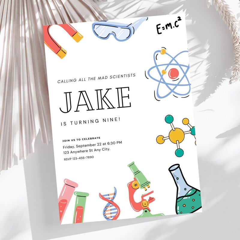 Mad Science Party - Etsy