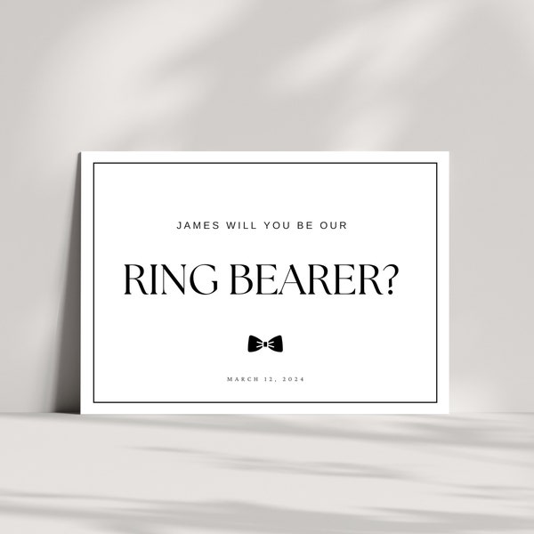 Ring Bearer Proposal - Etsy